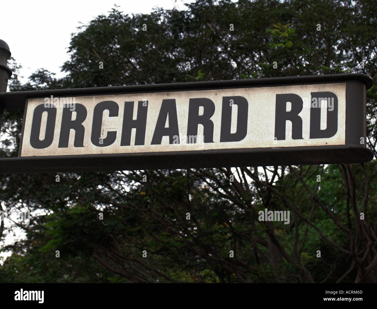 Orchard Road sign Singapore Stock Photo - Alamy