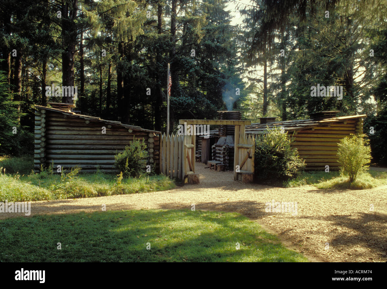Fort Clatsop National Memorial Lewis Clark Expedition winter quarters ...