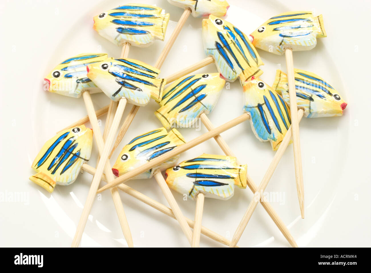 Wooden Sandwich Picks Stock Photo - Alamy