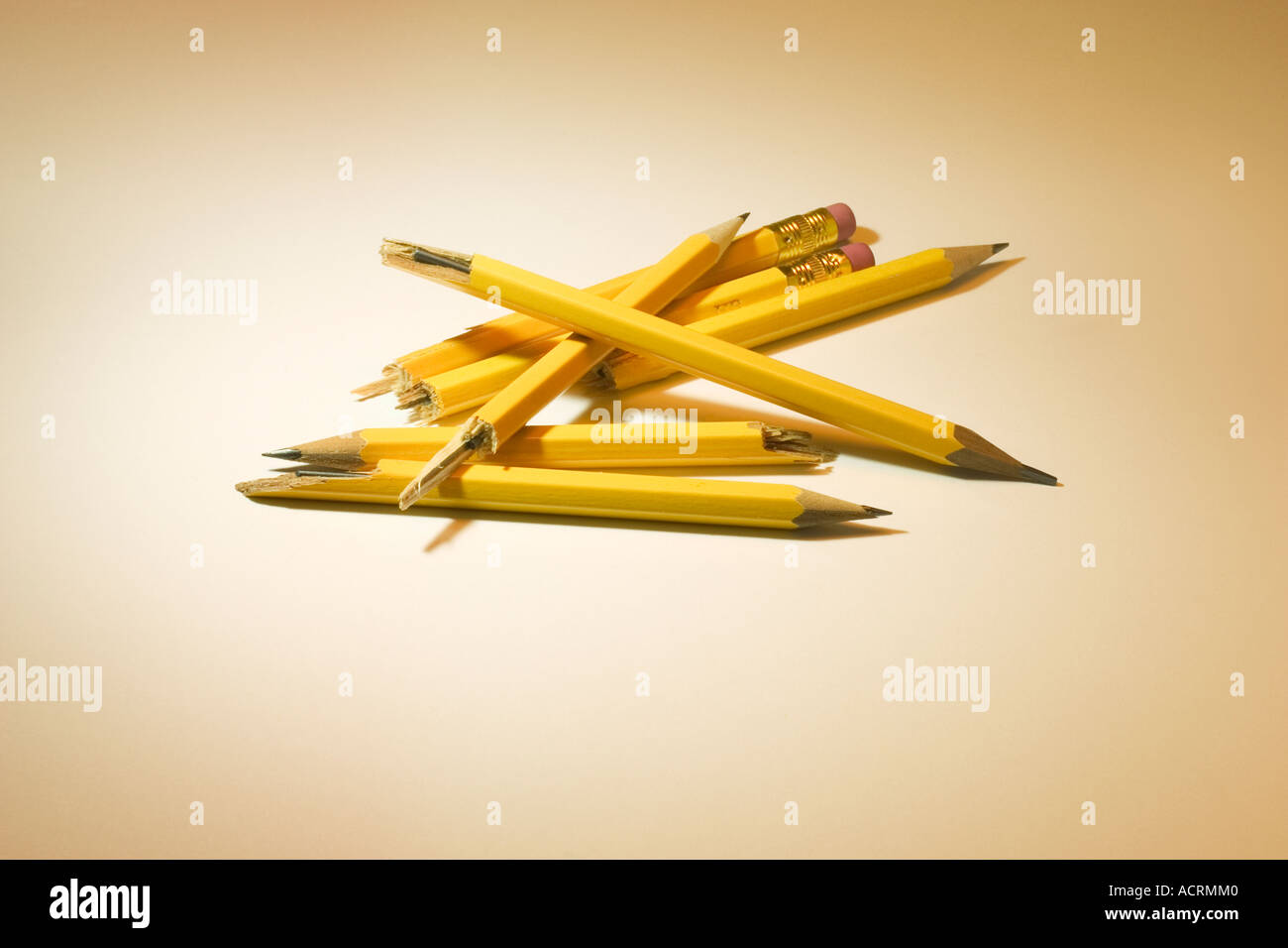 Snapped pencils hi-res stock photography and images - Alamy