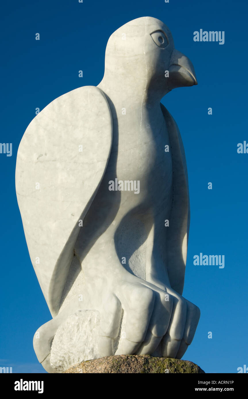 The Mythical Bird at The stone jetty Morecambe Lancashire England Stock ...