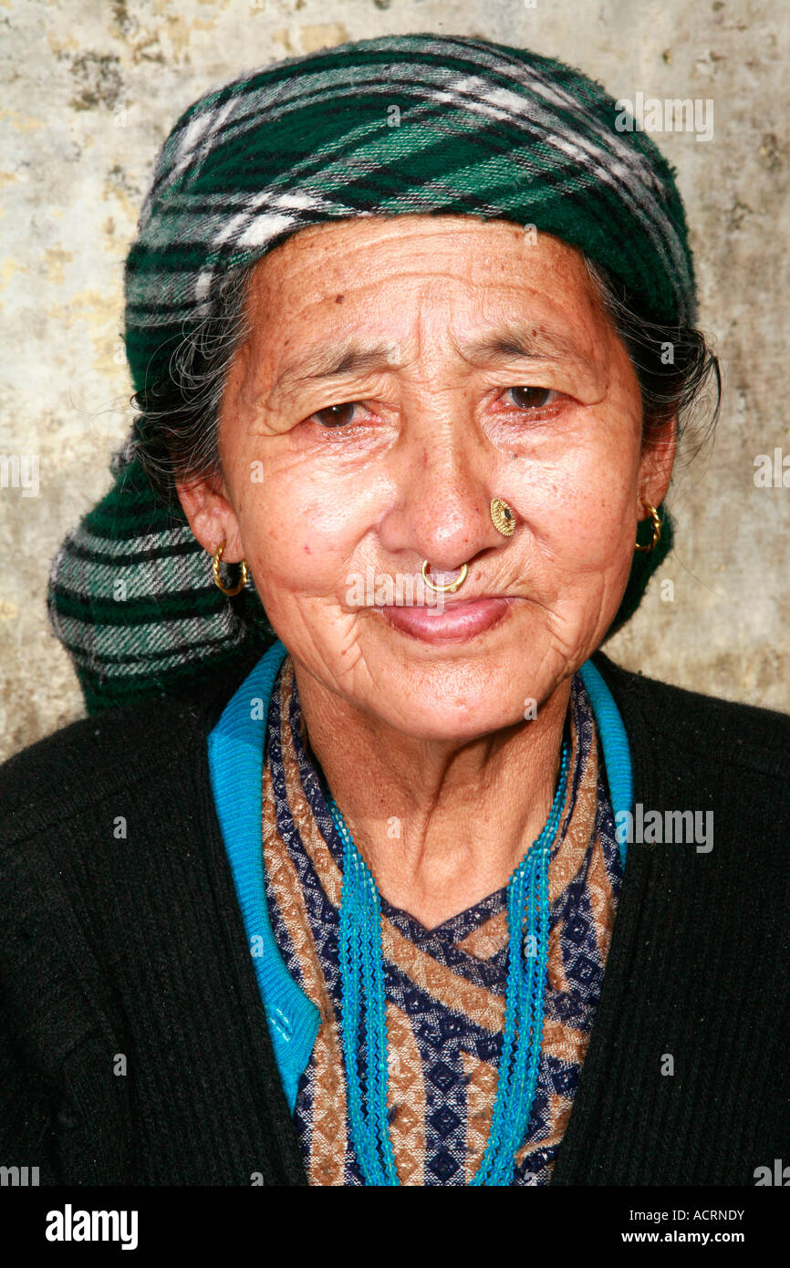 Sikkimese woman hi-res stock photography and images - Alamy