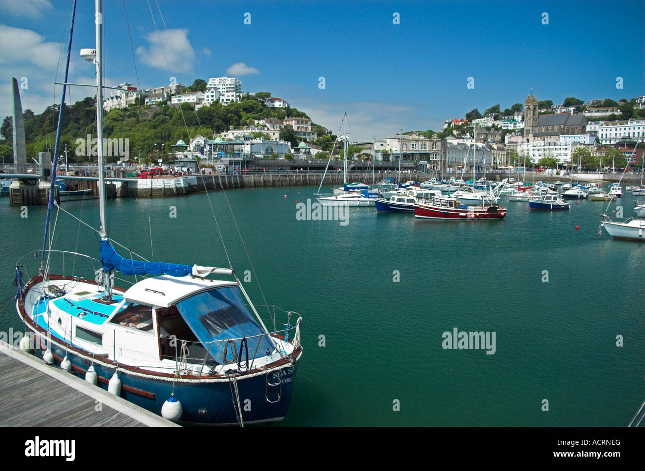 Torquay promenade sea front hi-res stock photography and images - Alamy