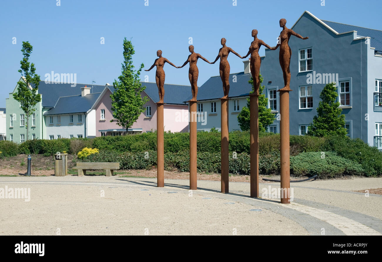Arc Of Angels Port Marina Portishead Somerset England Stock Photo - Alamy