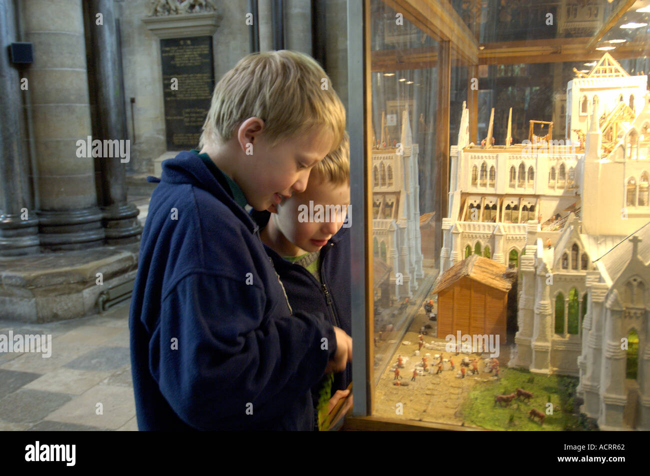 Salisbury cathedral model hi-res stock photography and images - Alamy