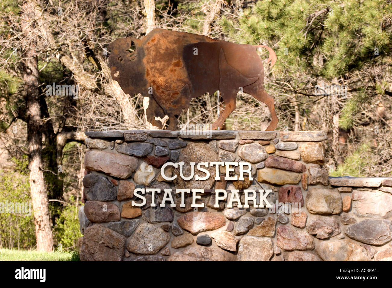 Custer state park entrance hi-res stock photography and images - Alamy