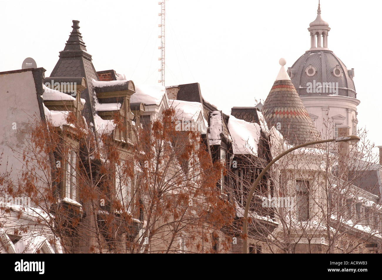 St Denis street Plateau area Montreal Quebec Canada Stock Photo - Alamy