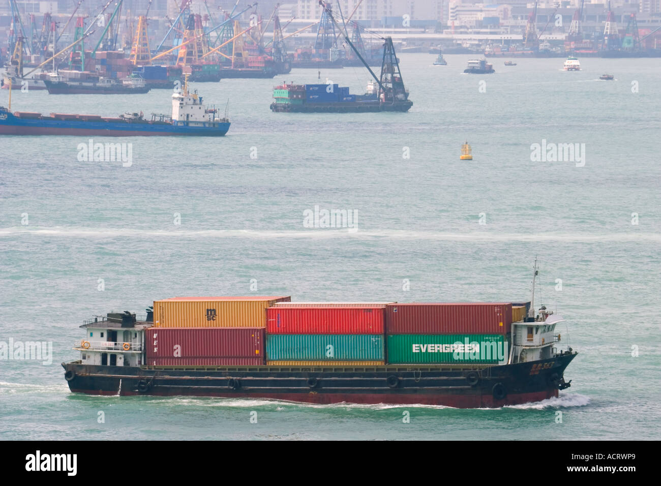 Container Transfer Barge Stock Photos & Container Transfer Barge Stock ...