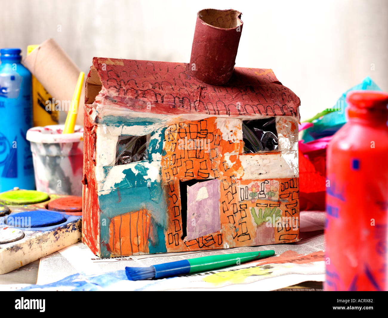 childs model house Stock Photo - Alamy