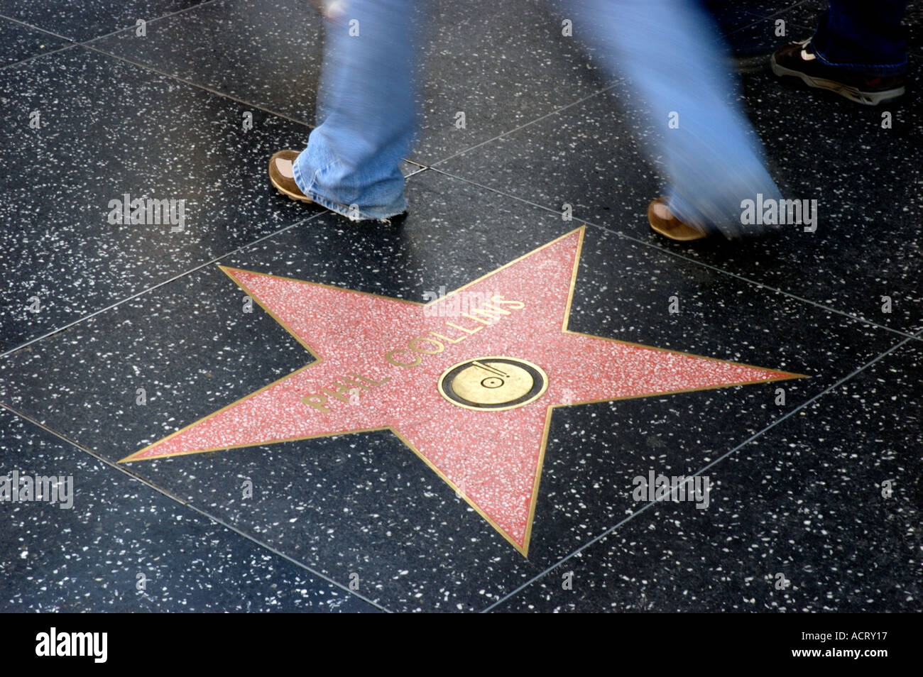 Phil Collins Star Walk of Fame Hollywood Los Angeles California USA ...
