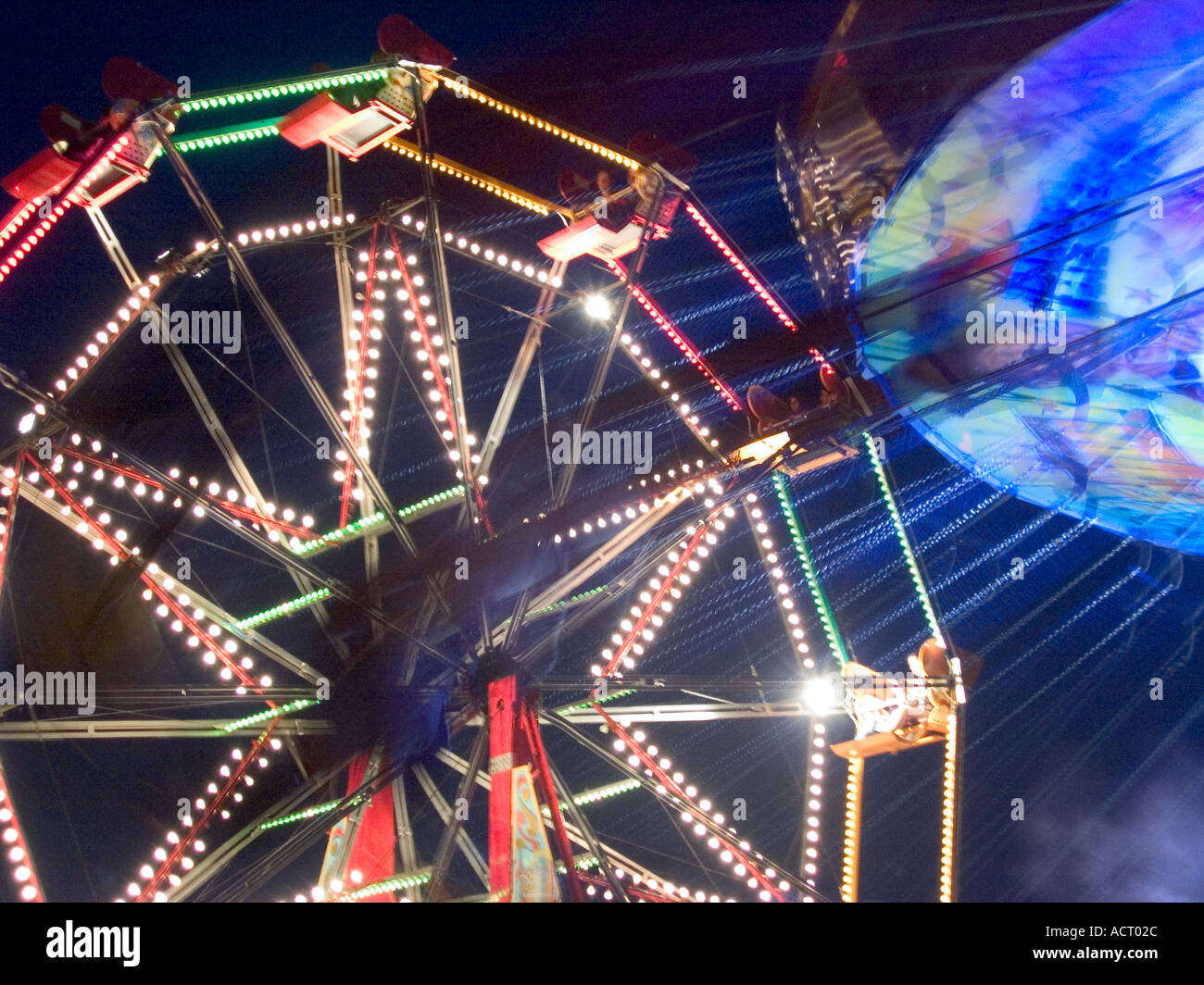 Spinning chair ride fairground hi-res stock photography and images - Alamy