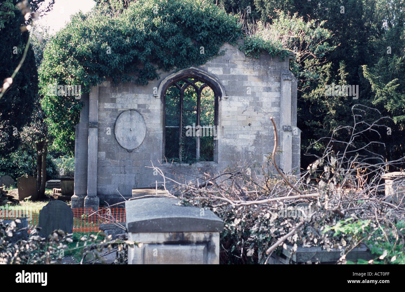 The ruins of St Mary's Church also know as Bathwick Old Church Bathwick ...