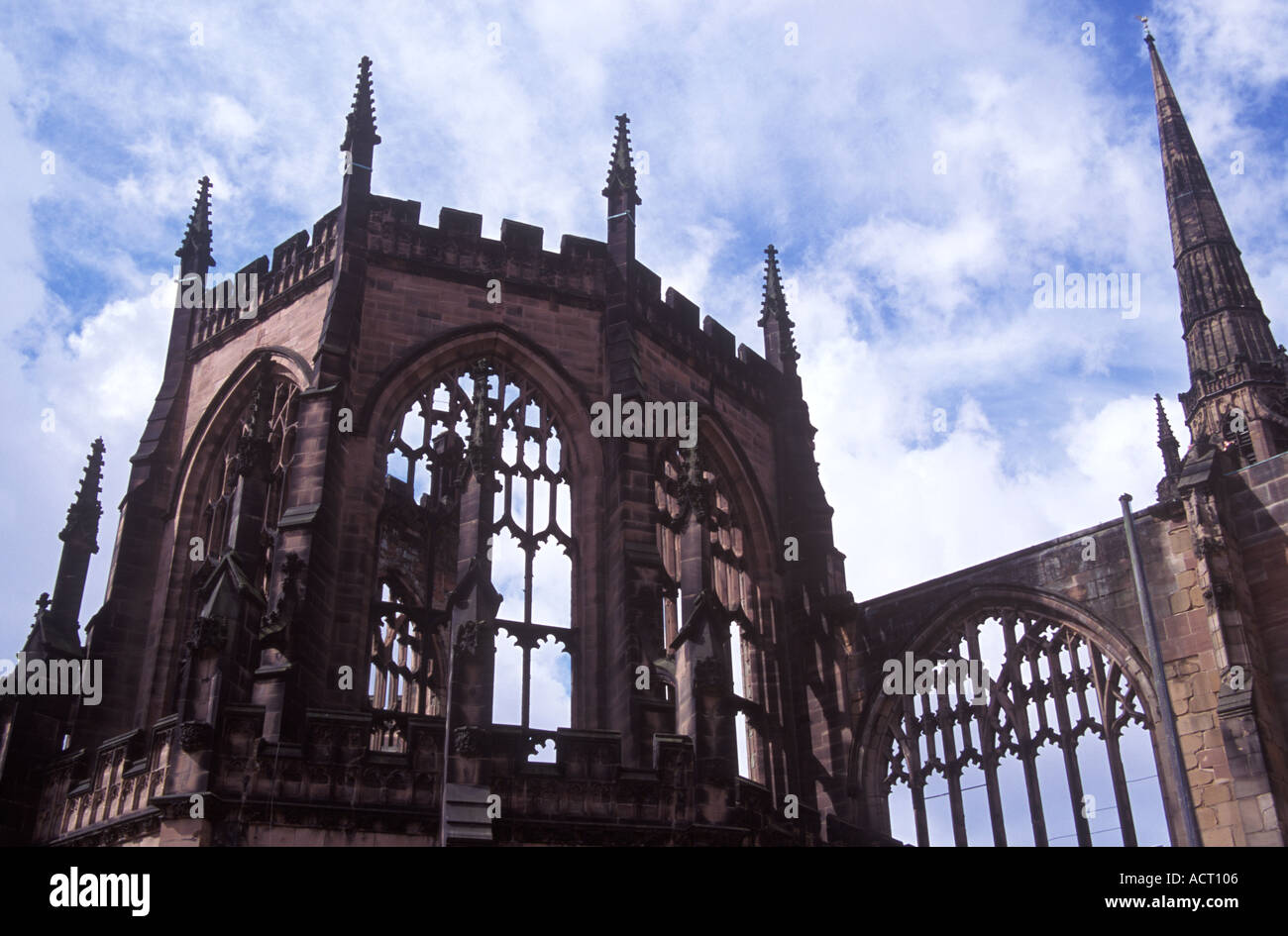 Coventry Cathedral Ruins Stock Photo - Alamy