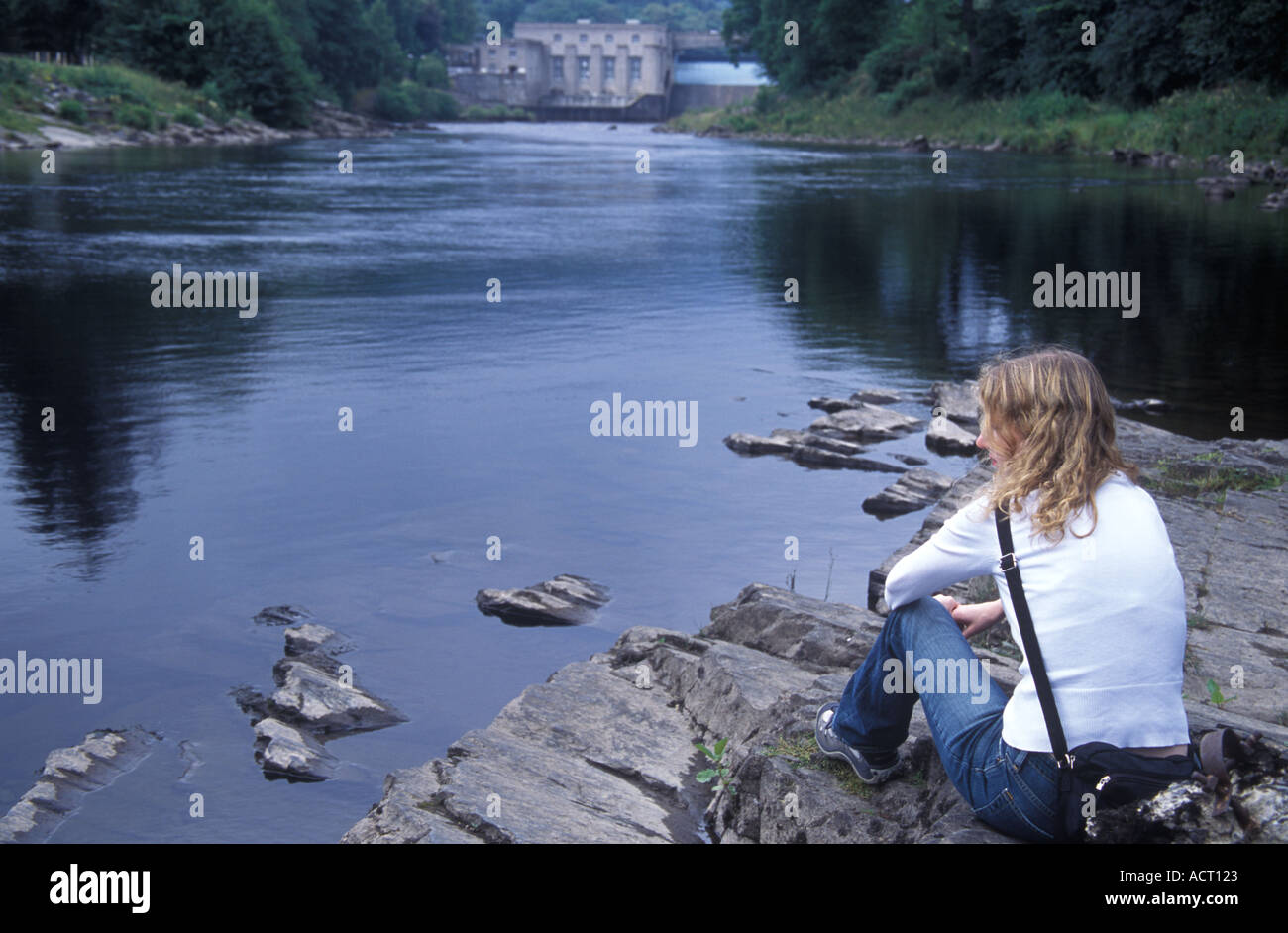 Lady in river hi-res stock photography and images - Alamy