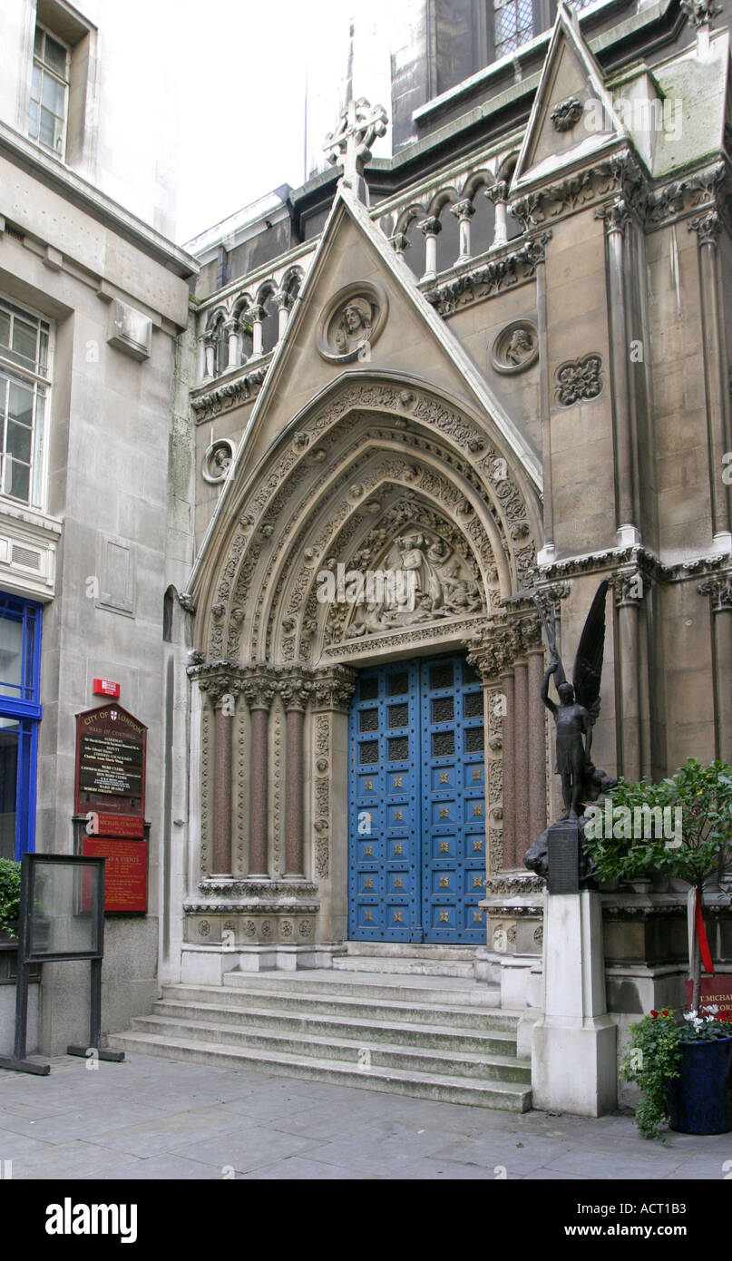 St Michael in Cornhill in the City of London Stock Photo - Alamy