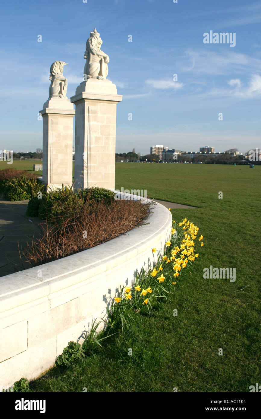 Part of the war memorial on Southsea Common Portsmouth Hampshire ...