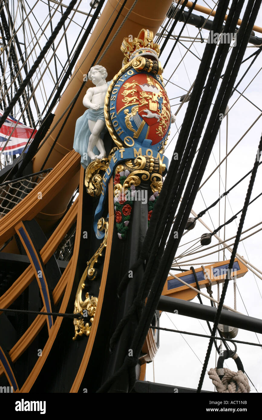 Figurehead hms victory hi-res stock photography and images - Alamy