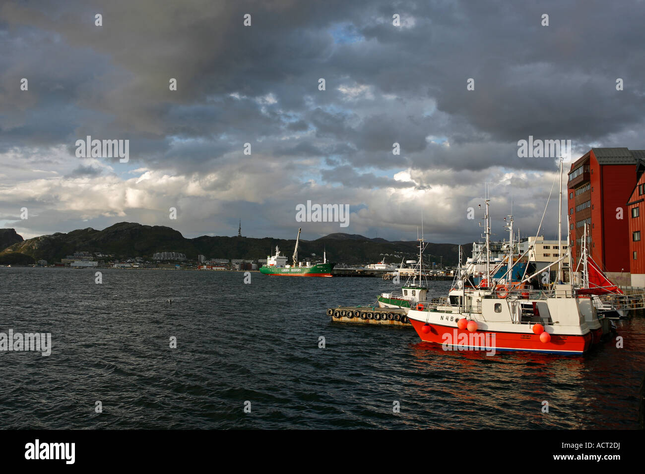 Bodø harbour Bodø Norway Europe Stock Photo - Alamy