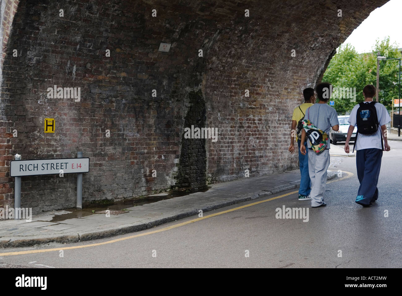 Rich Street London E 14 Limehouse East end of London HOMER SYKES Stock ...