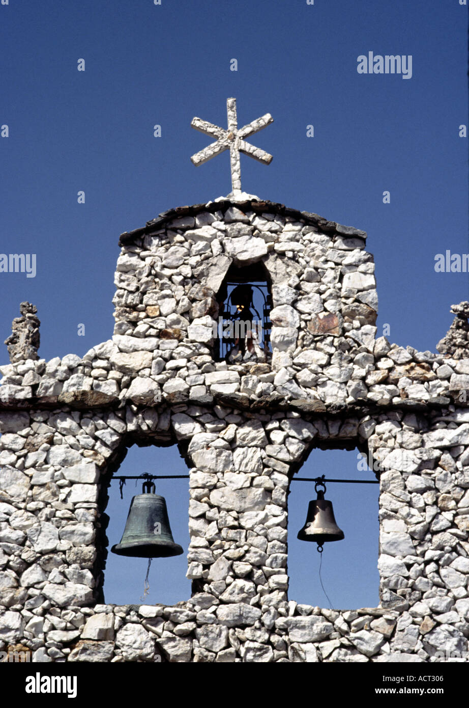 Andes and dry stone church Venezuela Stock Photo - Alamy