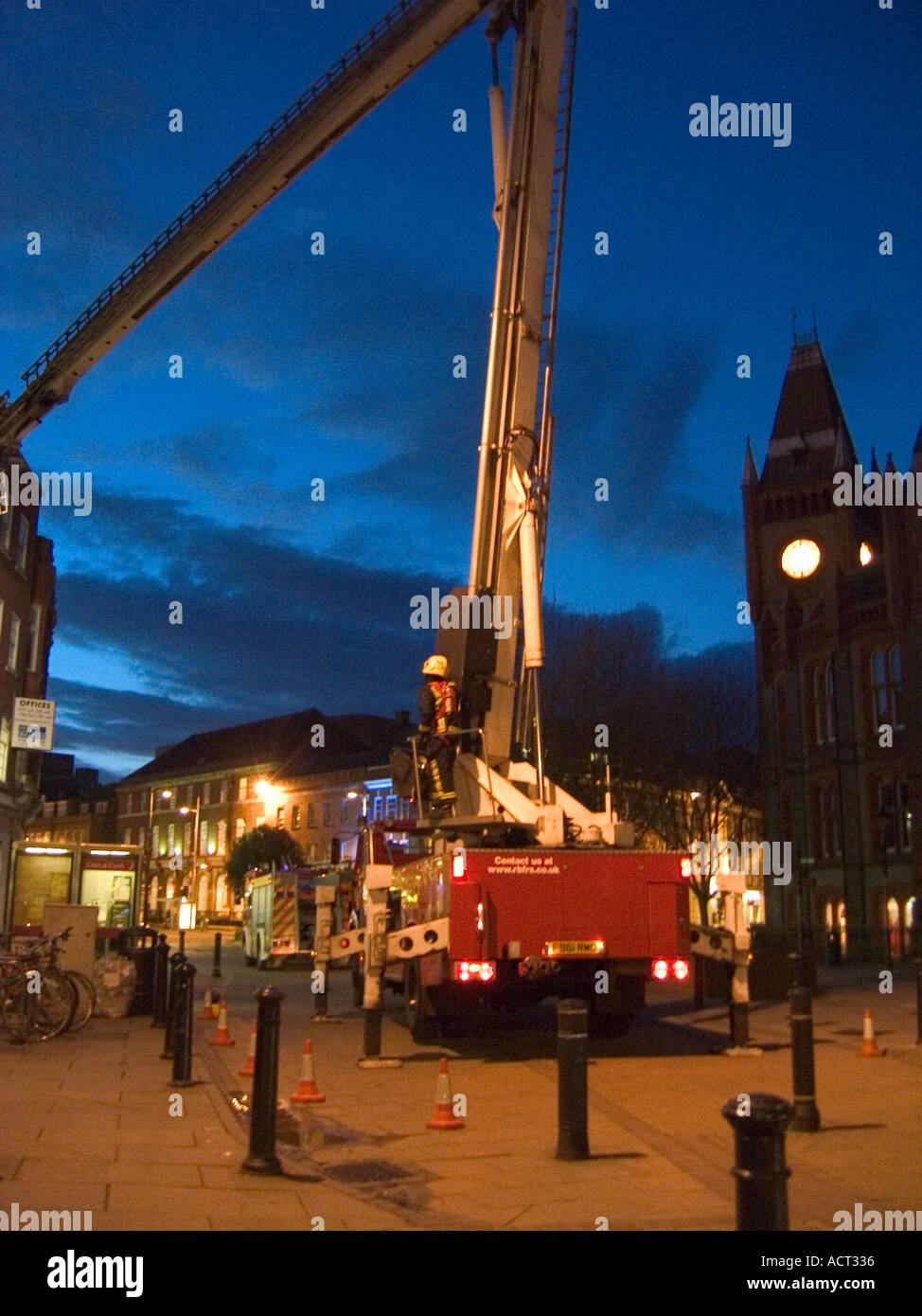 Fire engine training exercise hi-res stock photography and images - Alamy