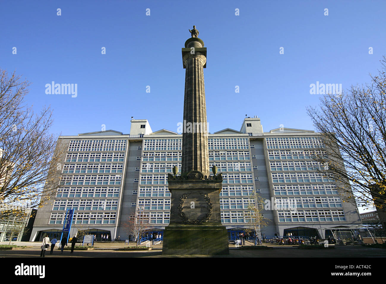 Columnal statue of William Wilberforce responsible for emancipation of ...