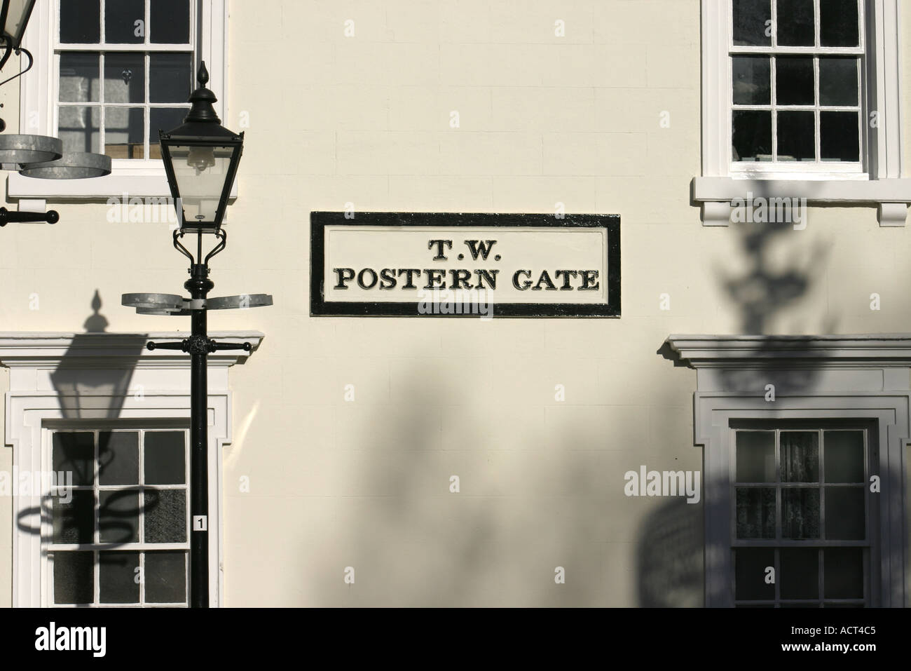 Historic Georgian Architecture on Postern Gate Hull Humberside UK Stock ...