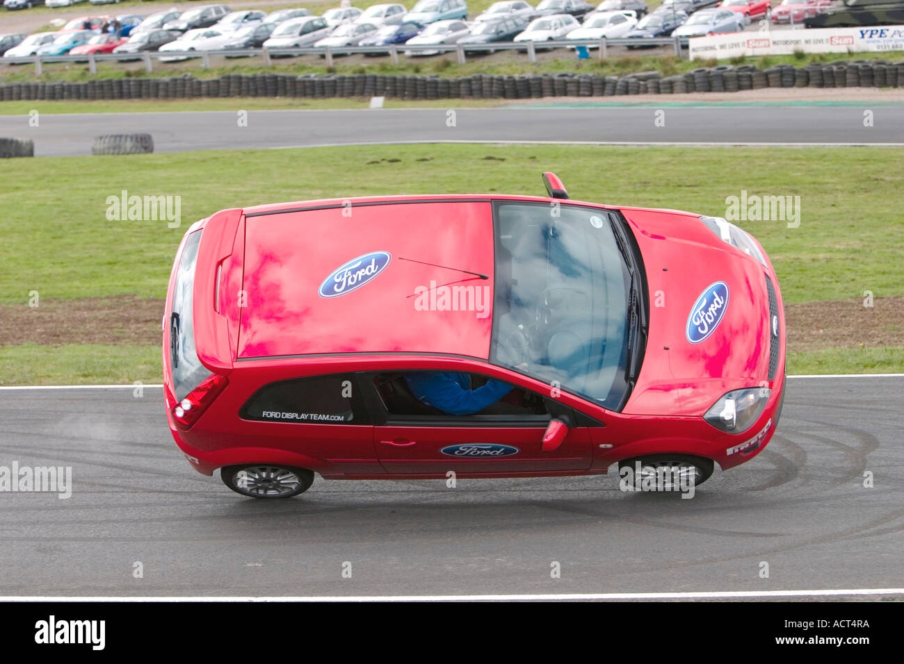 Car on two wheels hi-res stock photography and images - Alamy