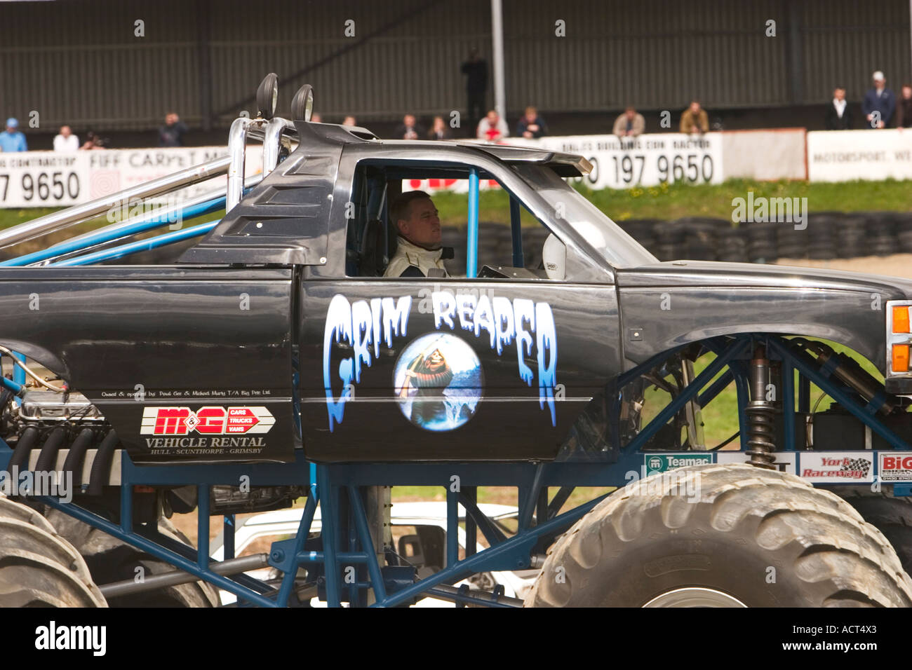 Grim Reaper monster truck at Knockhill Motorfair 2006 Stock Photo - Alamy