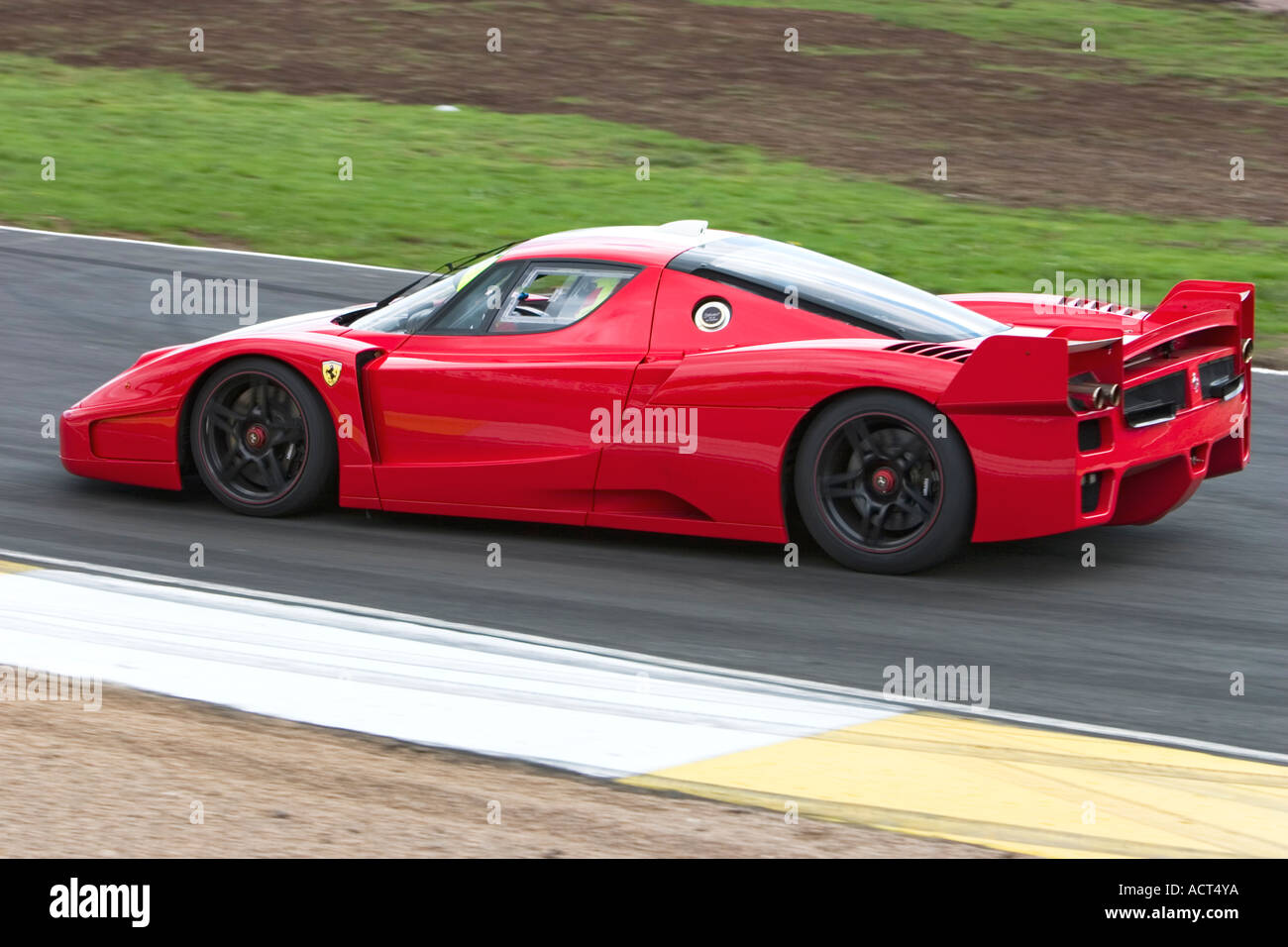 Ferrari Enzo FXX - 2006 race car at Knockhill racing circuit Stock ...