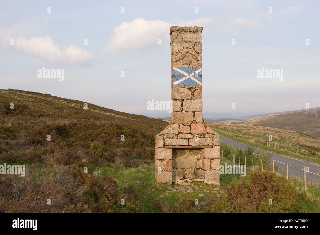 St Andrew's Cross or the Saltire, is the Flag of Scotland painted flag ...
