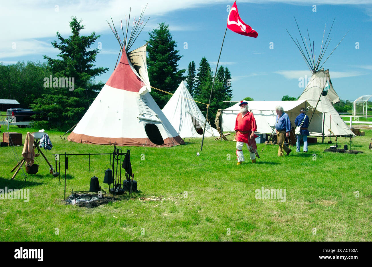 Red river cart hi-res stock photography and images - Alamy