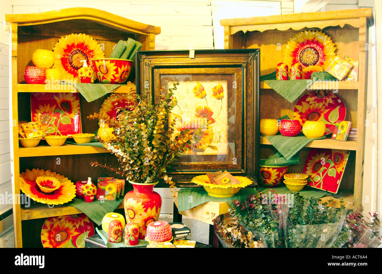 Country craft decor at Summerhill Farms in central Minnesota USA Stock ...