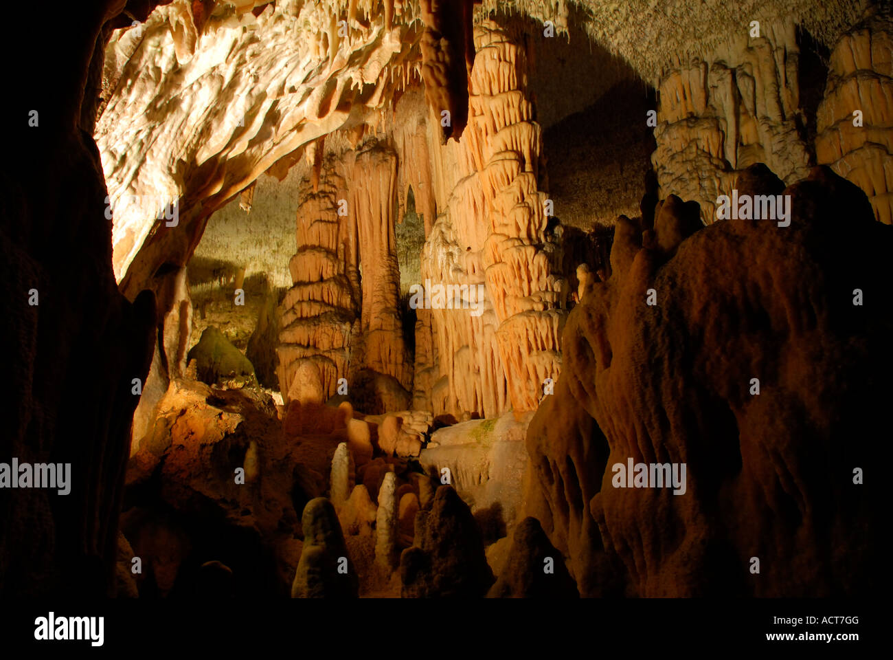 Postojna caves in town of Postojna Slovenia Stock Photo - Alamy