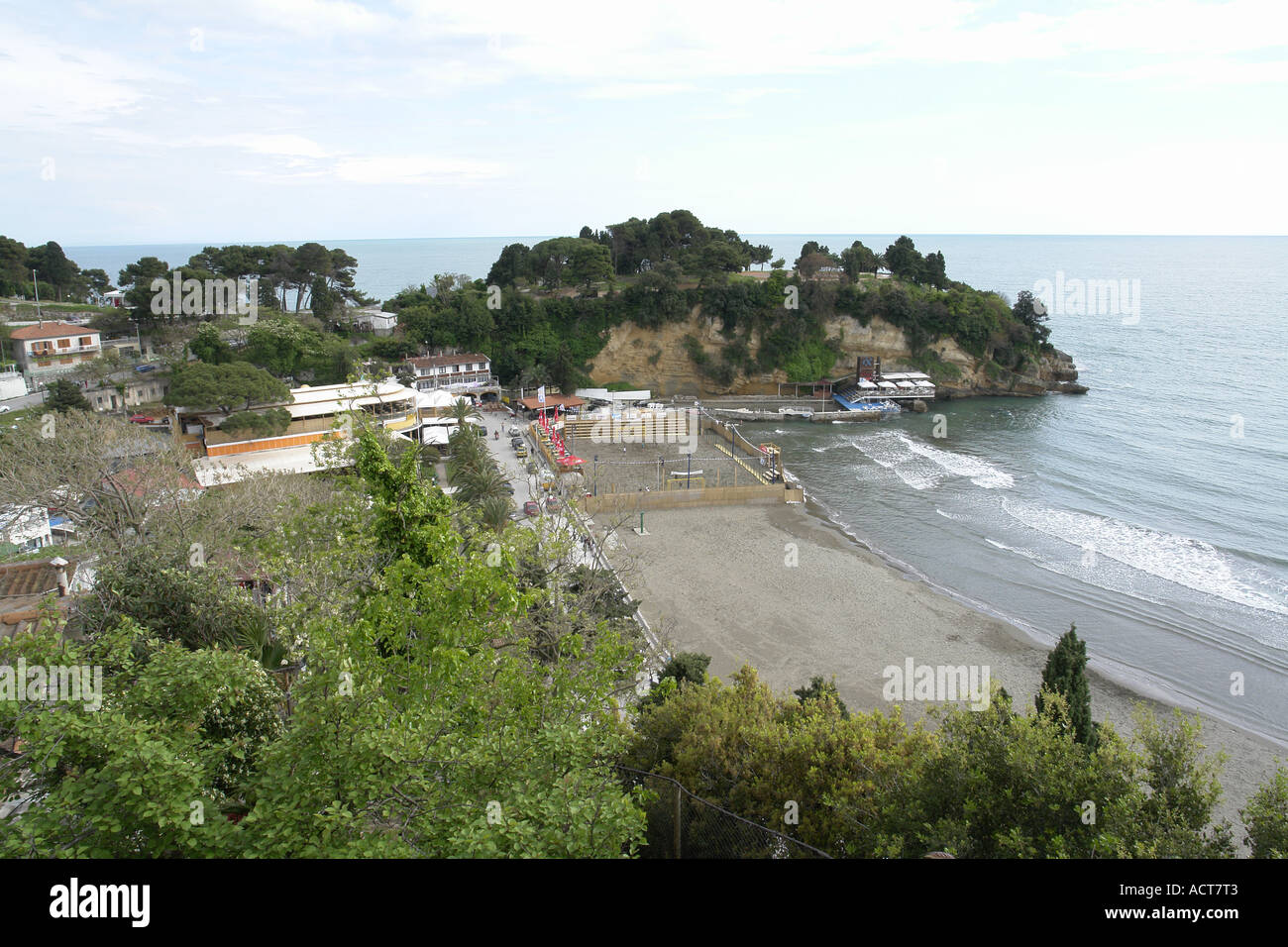 Beach in Ulcinj Stock Photo - Alamy