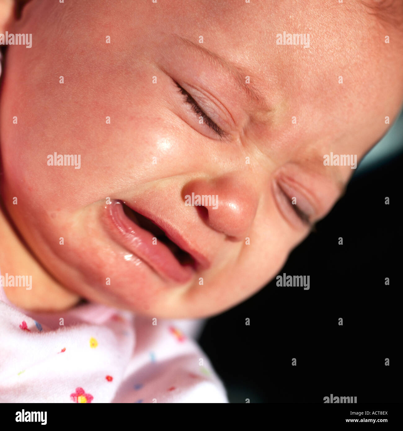 Crying Baby Model Released Stock Photo - Alamy