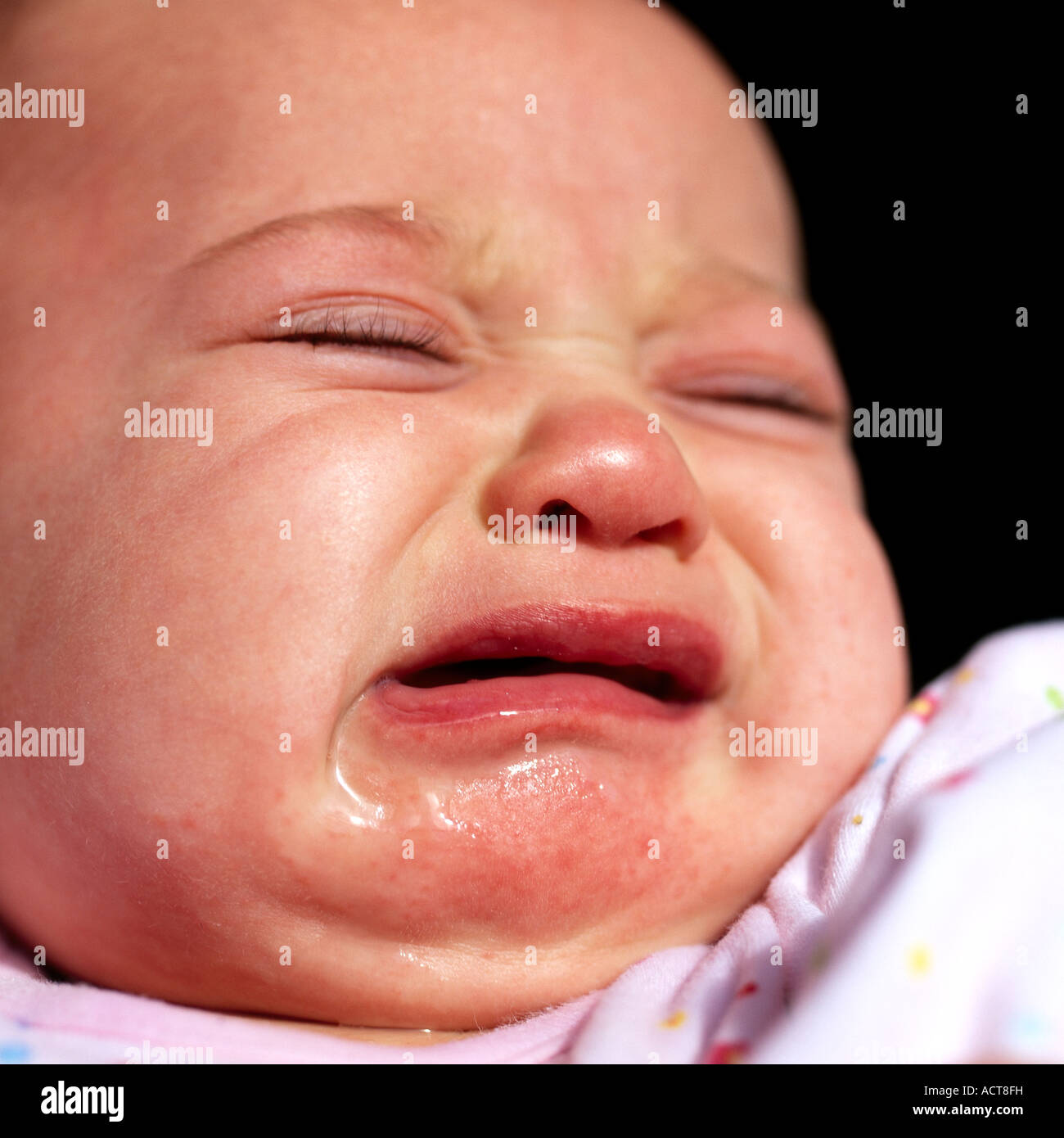 Crying Baby Model Released Stock Photo - Alamy