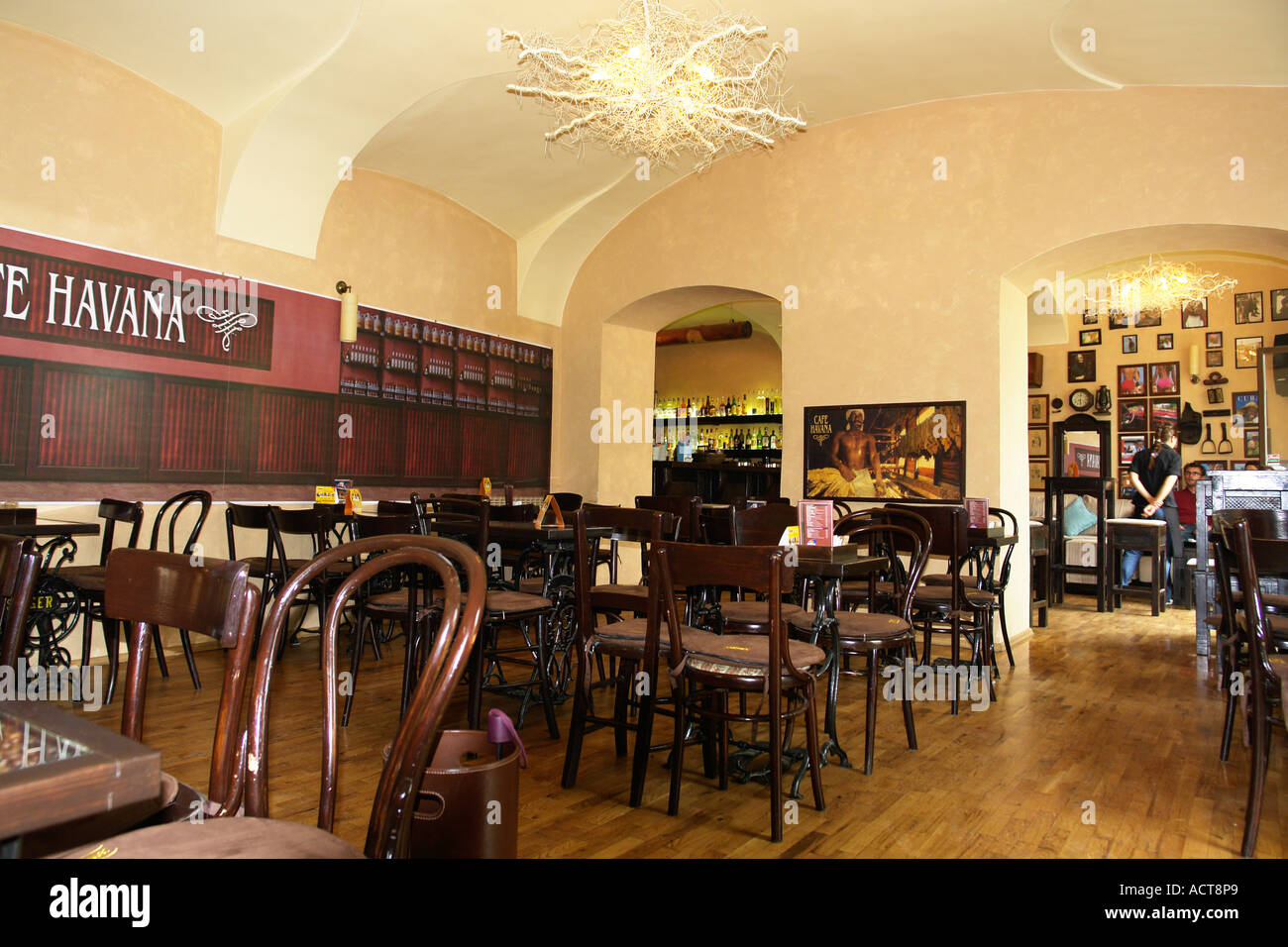 Interior of Havana cafe in Samobor near Zagreb Croatia Stock Photo - Alamy