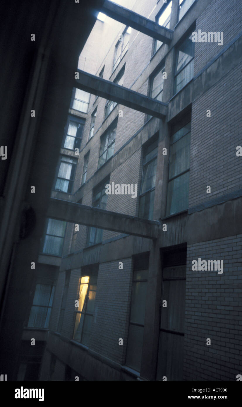 Birmingham England Grim scene from hotel window Stock Photo - Alamy