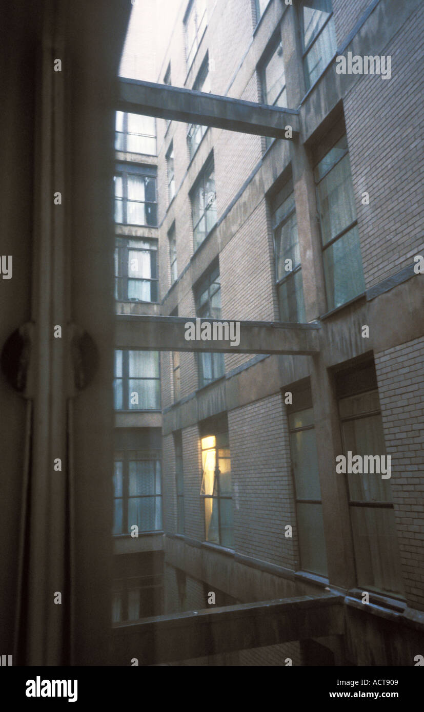 Birmingham England Grim scene from hotel window Stock Photo - Alamy