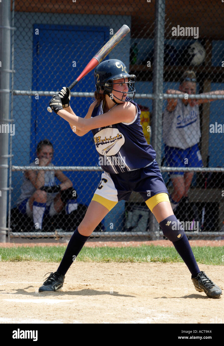 Girl softball slide hi-res stock photography and images - Alamy