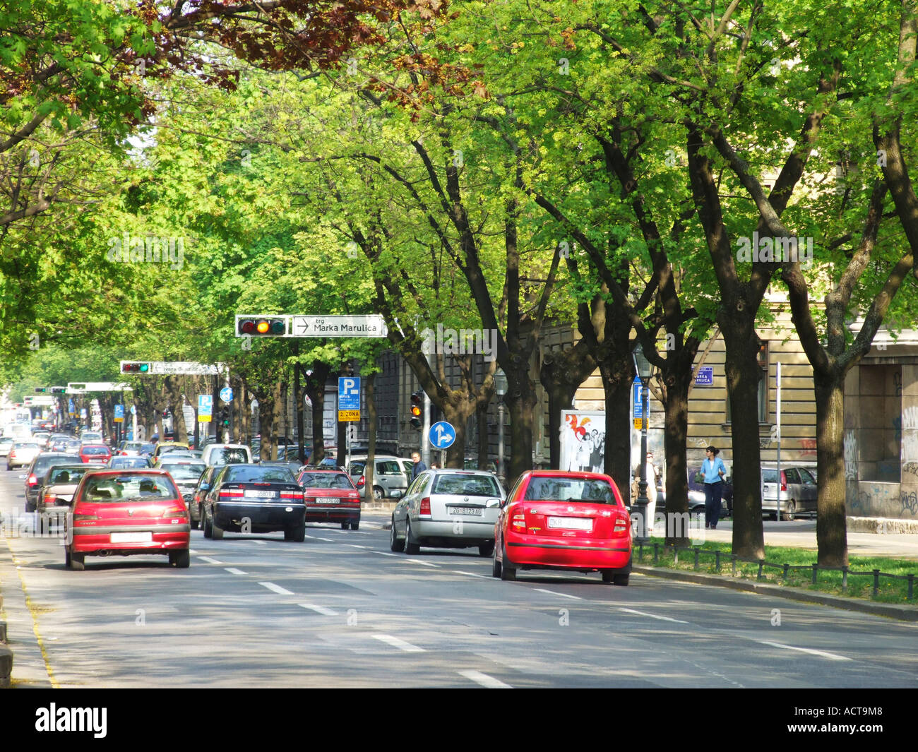 Traffic in Zagreb Croatia travel sightseeing Stock Photo - Alamy