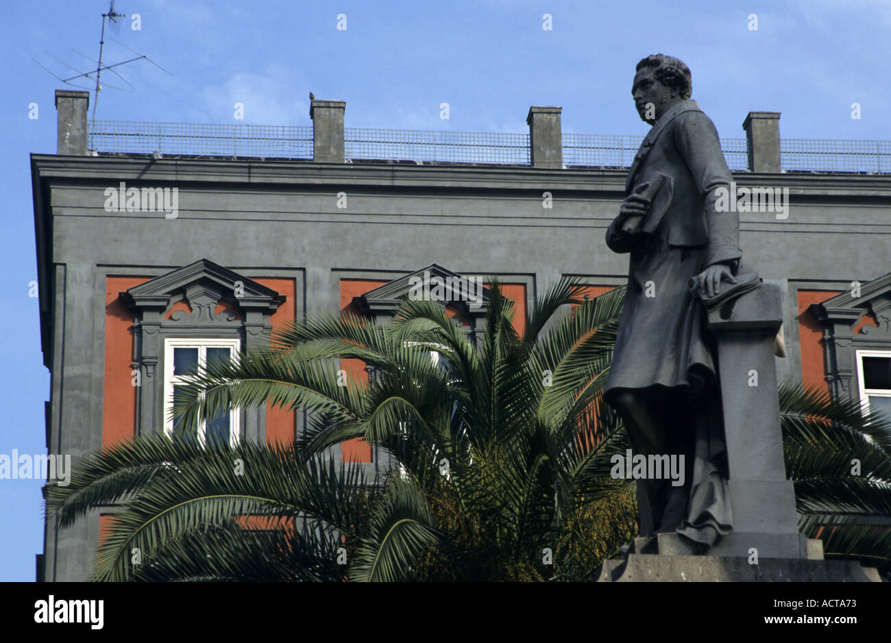 Italy Naples Piazza Bellini Square Stock Photo - Alamy
