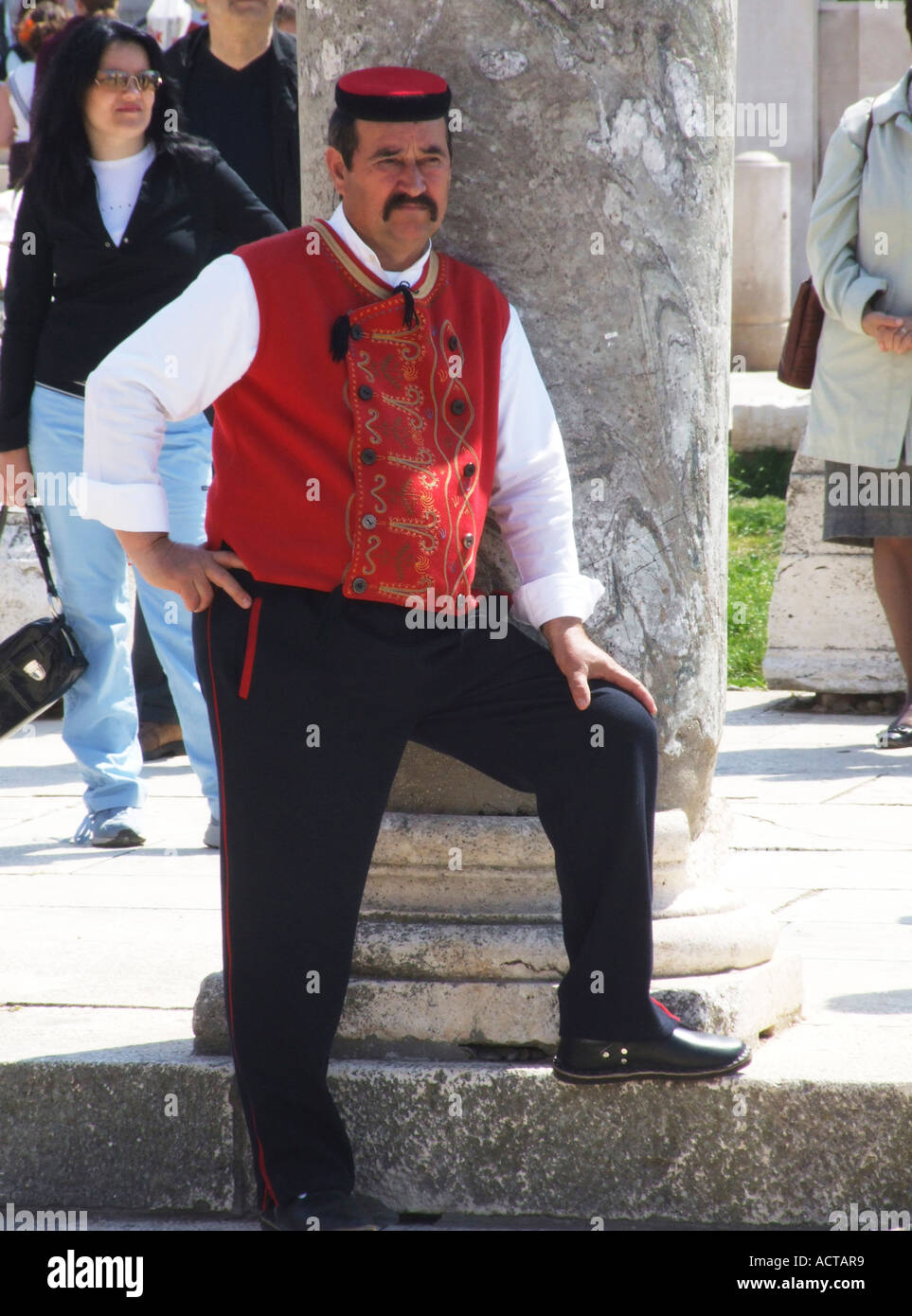 Men in traditional costume Zadar Croatia Stock Photo - Alamy