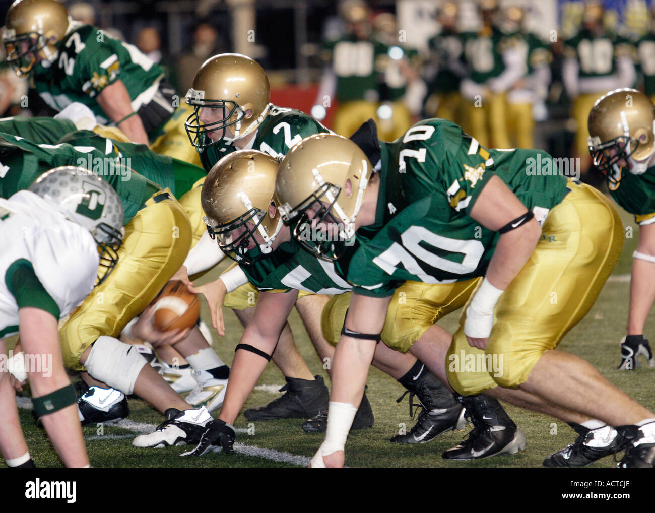 High school offensive tackle hi-res stock photography and images - Alamy