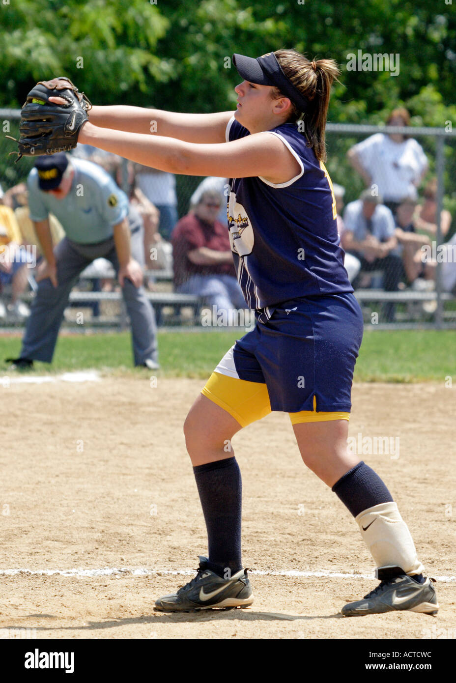 Girl softball slide hi-res stock photography and images - Alamy