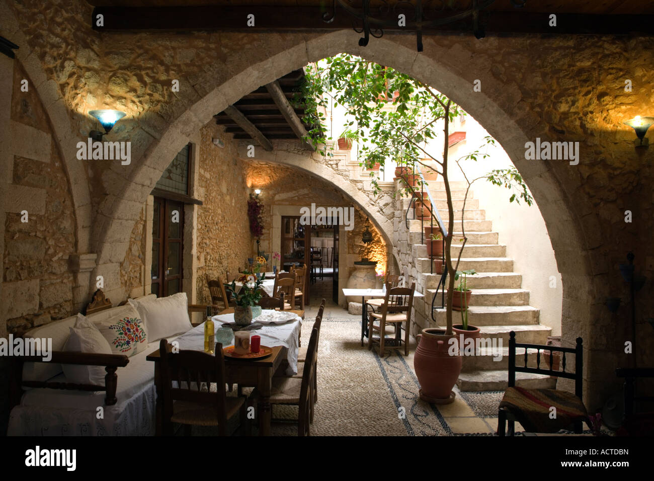 The interior of Veneto Restaurant a renovated Venetian Townhouse ...