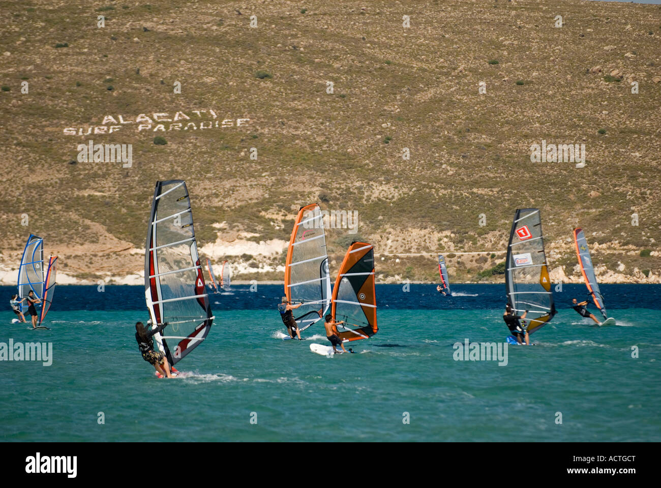 Alacati Surf Paradise, near Cesme Aegean Turkey Stock Photo - Alamy