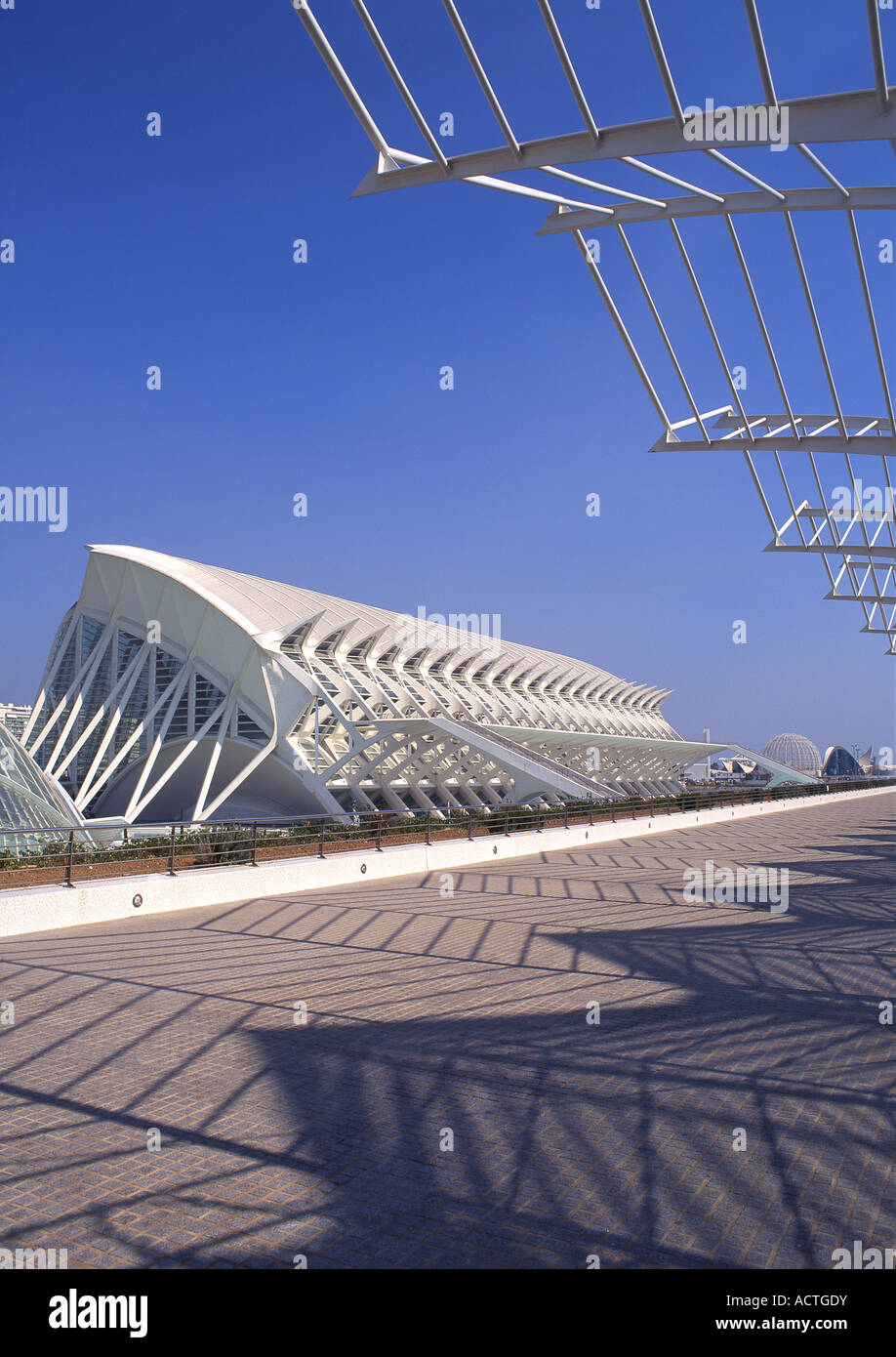 Science Museum City of Arts and Sciences Valencia Spain Stock Photo - Alamy