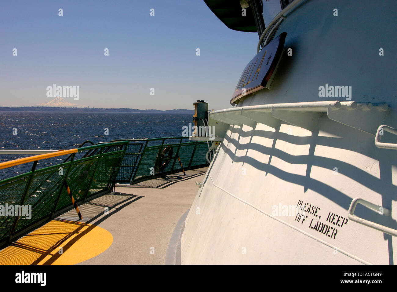 Edmonds Ferry, Puget Sound, Seattle Washington Stock Photo - Alamy